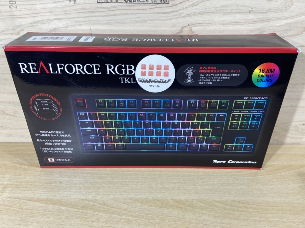 1円 東プレ Topre Corporation REALFORCE RGB TKL R2TLA-JP4G-BK AFAZ05 キーボード ...
