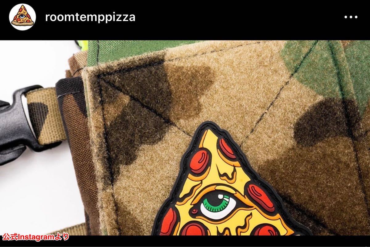 限定 Room Temperature Pizza 緑目ロゴPVCパッチ Room Temp Pizza RTP wrmfzy supdef ...