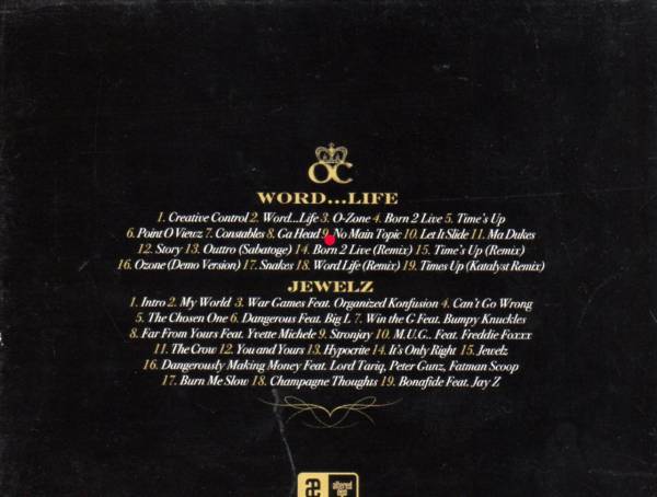 O.C. WORD...LIFE LEWELZ 限定 2CD d.i.t.c.lord finesse big l diamond d ...