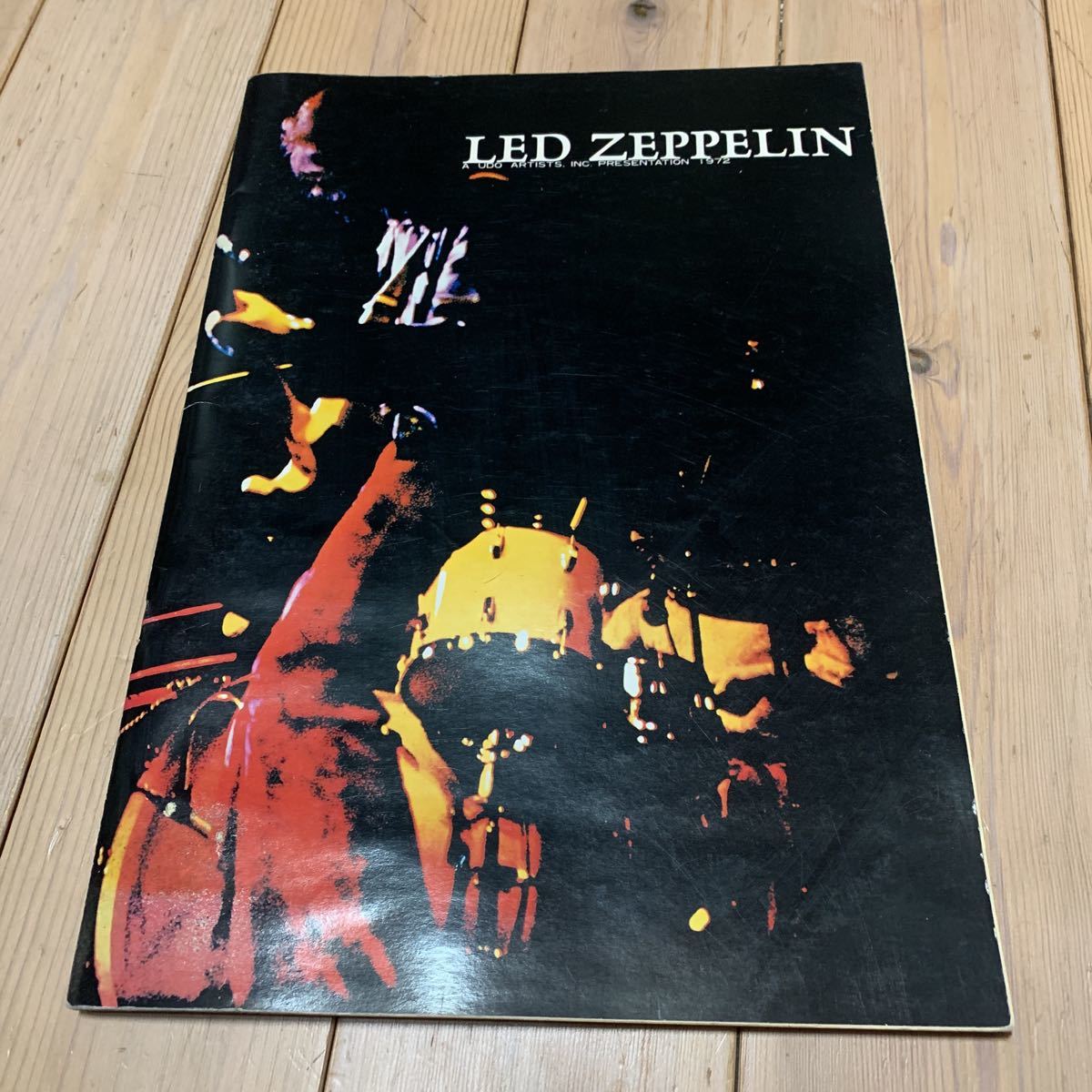 激レア Led Zeppelin / 1972 Japan Tour Book Program Jimmy Page Robert Plant ...