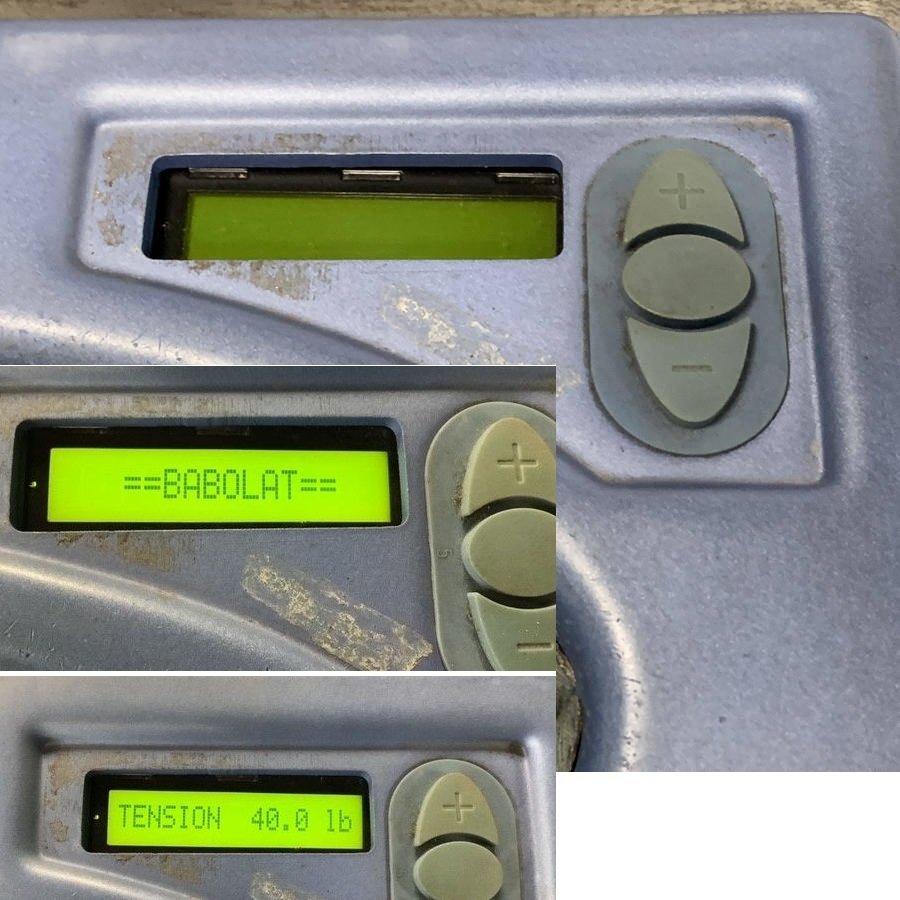 Babolat SENSOR バボラ センサー ガット張り機 ストリングマシン テニス等 サイズ≒W100 H110 D55cm 約59Kg 電源コード付き 現状品(テニス)｜売買された ...