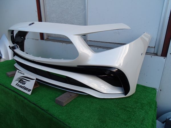 L0980vc ベンツ純正 CLS C257 後期 AMG フロントバンパー スポイラー グリル ガナード付 A2578805104 ...
