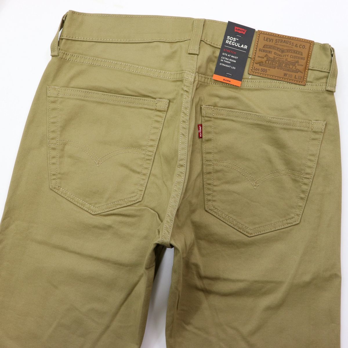 リーバイス Levis 505 メンズ WARM 起毛 保温 ストレッチ レギュラー ジーンズ デニム パンツ 34インチ 00505 ...