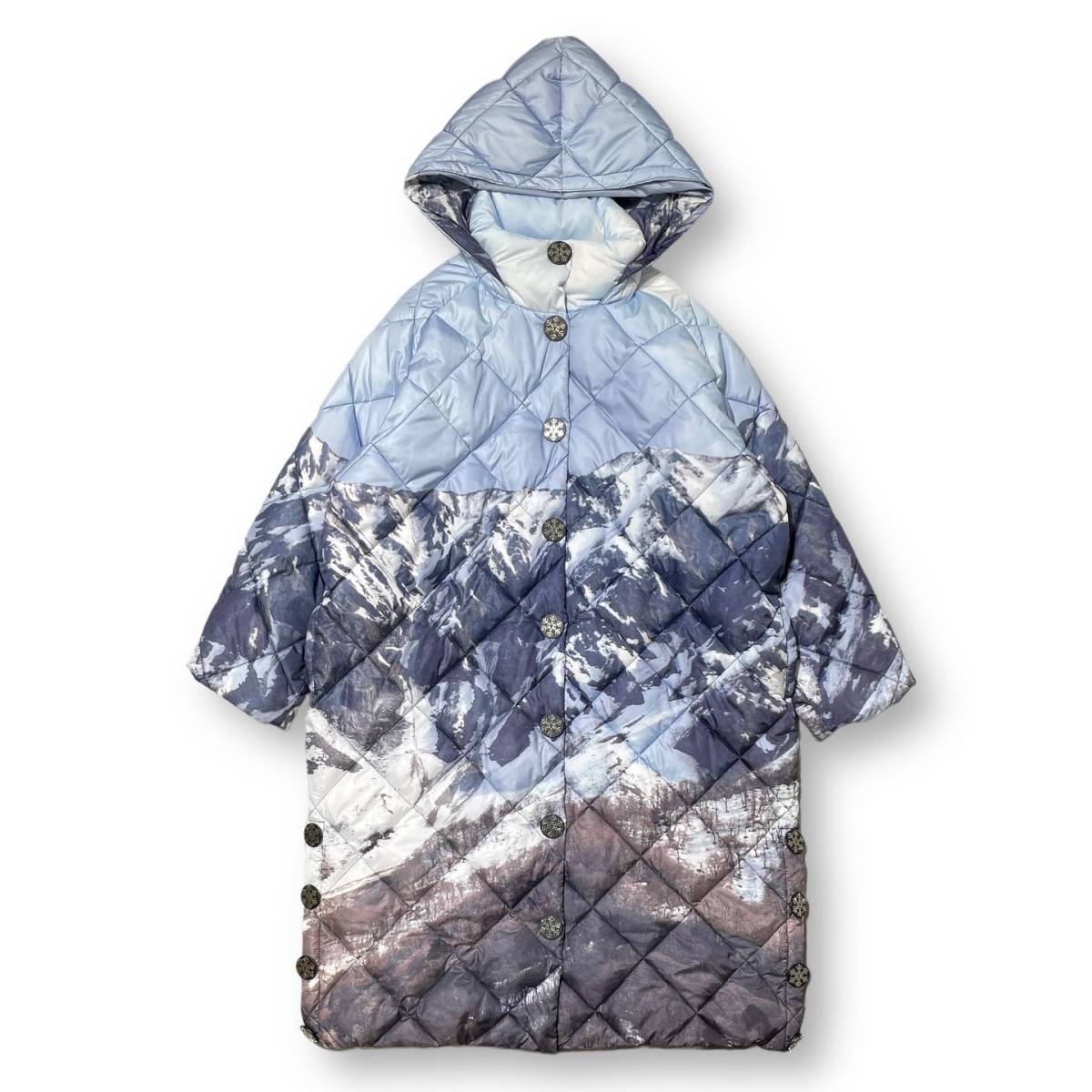 YELLO SNOWY MOUNTAIN PUFFER COAT スノーイマウンテンパファーコート サイズ:F YE-22A2-AP02 イエロ 店舗受取可(Lサイズ)｜売買されたオークション ...