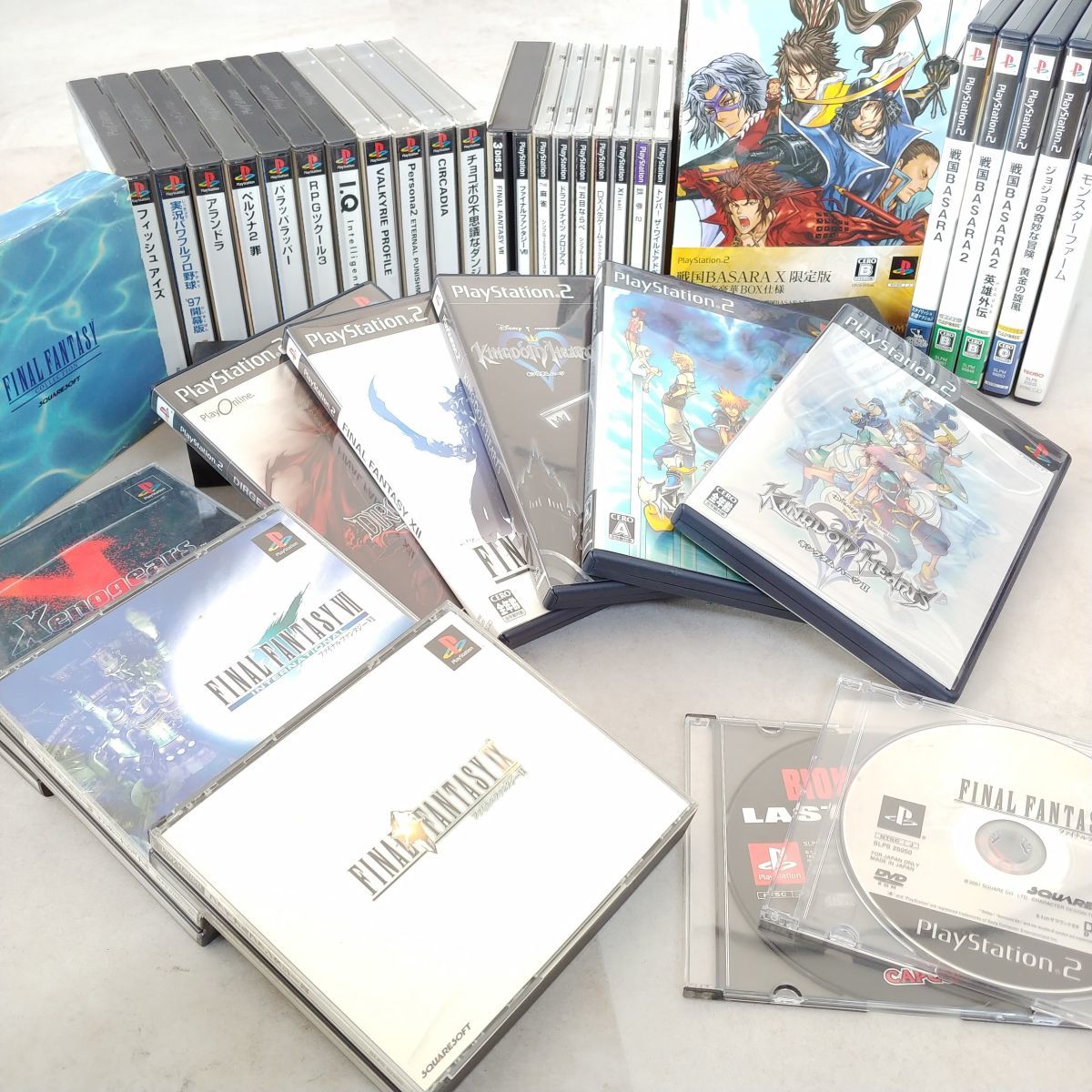 1円スタート SONY ソニー PlayStation PS PS2 Final Fantasy KINGDOM HEARTS 戦国 ...