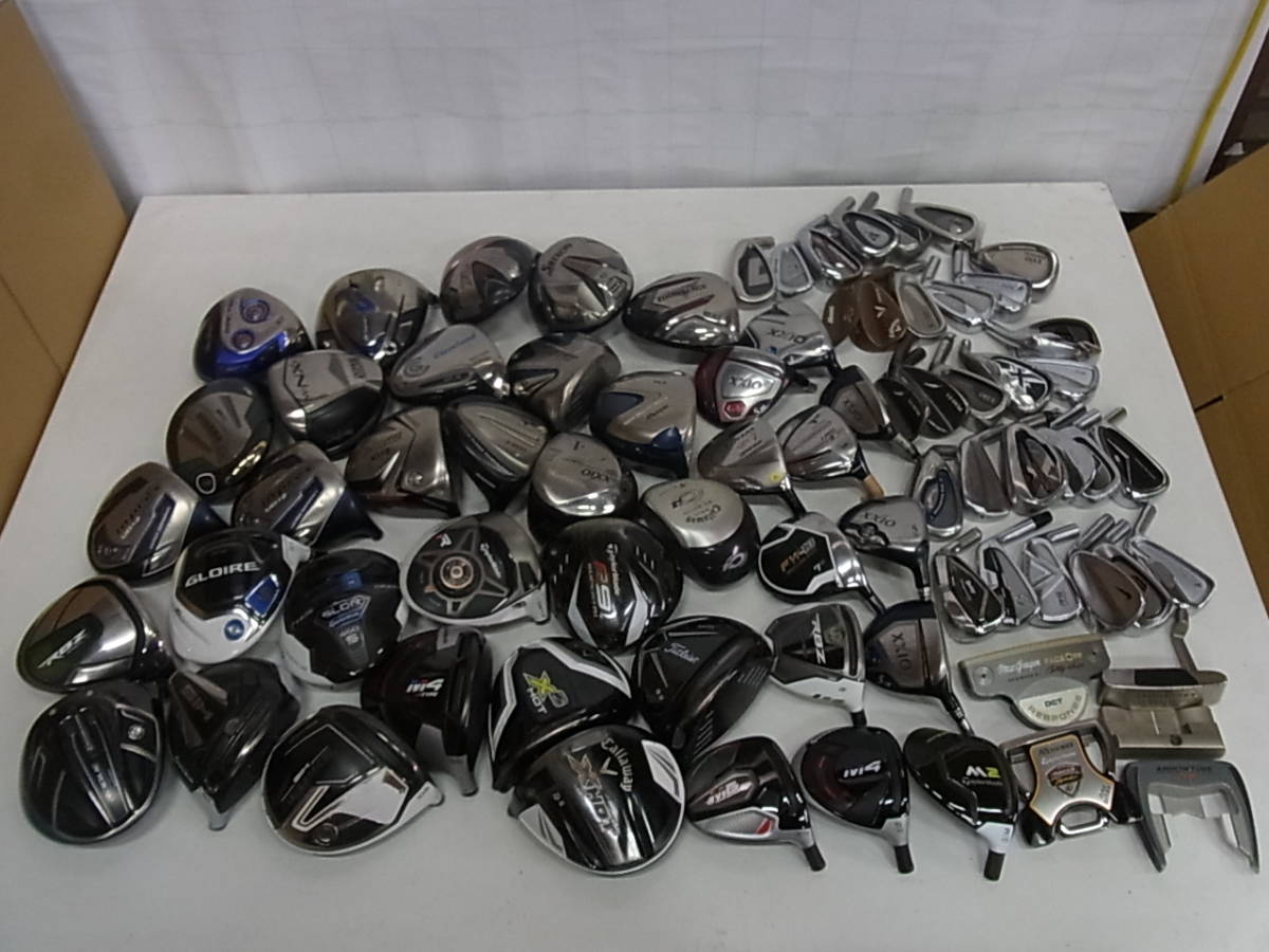 ゴルフヘッド 大量まとめセット Callaway ROGUE XHOT TaylorMade SIM GLOIRE M6 SLDR ...