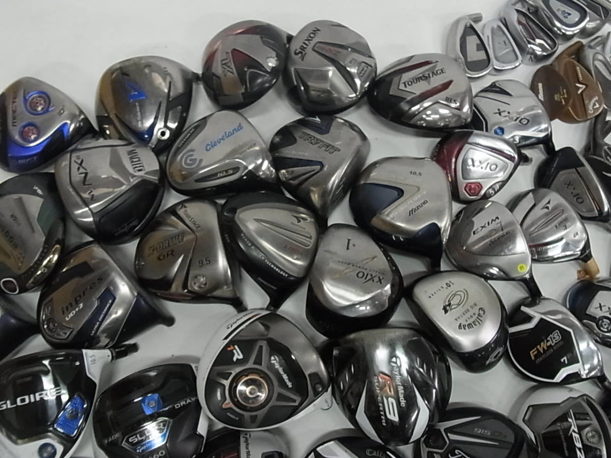 ゴルフヘッド 大量まとめセット Callaway ROGUE XHOT TaylorMade SIM GLOIRE M6 SLDR ...