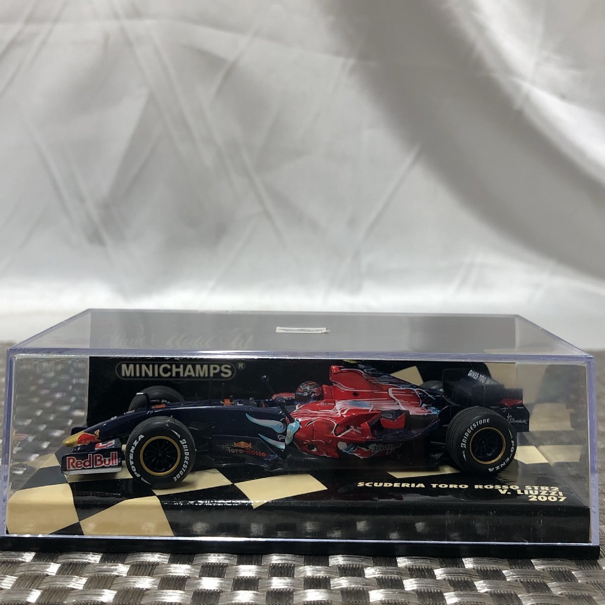 長期保管品/TO MINICHAMPS ミニチャンプス 1/43 SCUDERIA TORO ROSSO STR2 V.LIUZZI リウィツ ...