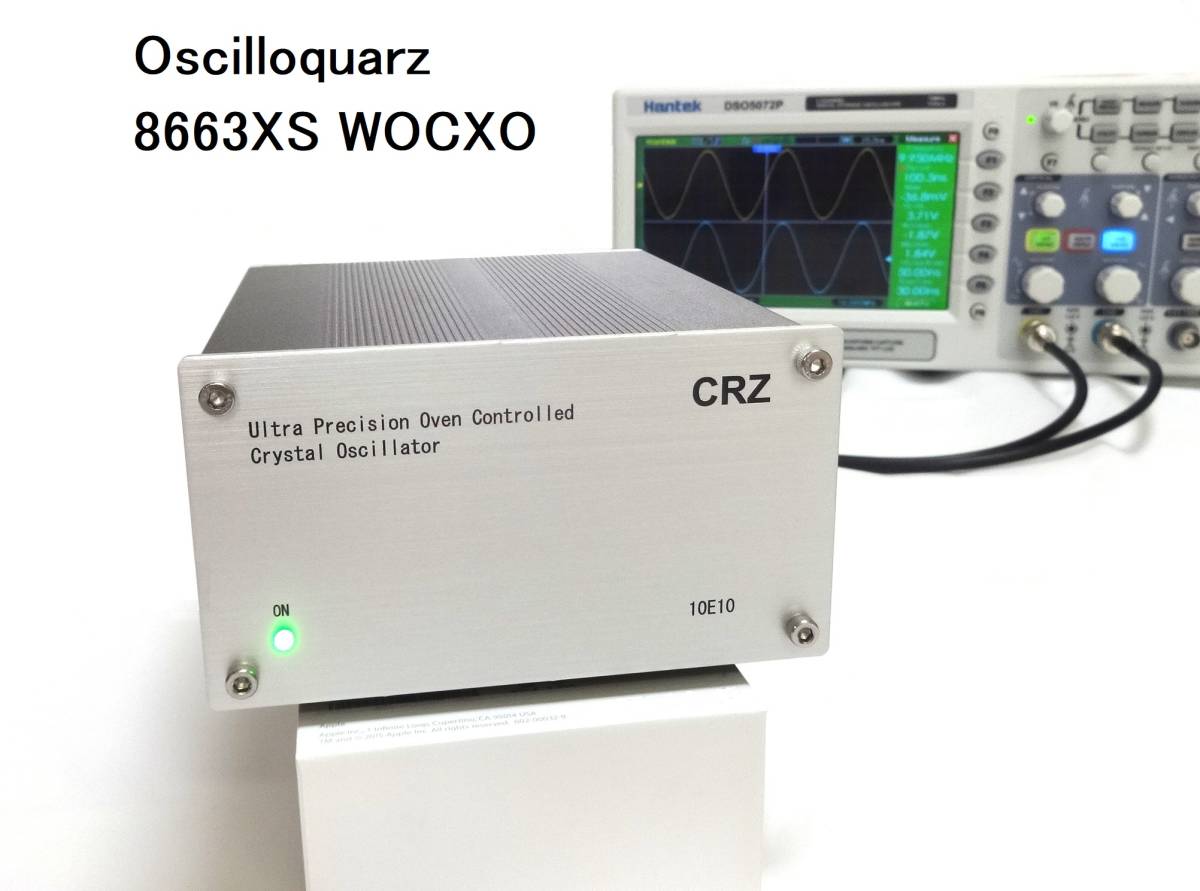 Oscilloquartz 8663XS 二重恒温槽 WOCXO 搭載 / 10MHzマスタークロック ジェネレーター / 標準3出力 50Ω or 75Ω / 6出力ま 増設可能(オーディオ ...
