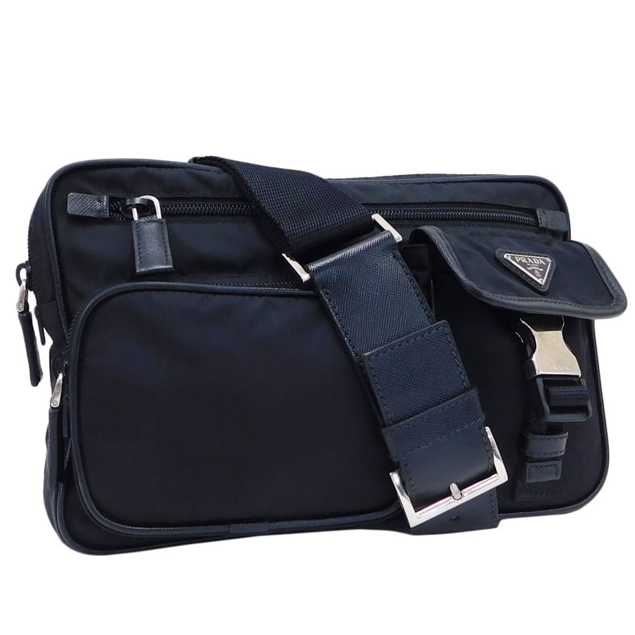 1円 極 プラダ ウエストバッグ ブラック系 ナイロン お買い物 通勤 通学 PRADA E.Cmol.yB-22(プラダ一般)｜売買されたオークション情報、yahooの商品情報をアーカイブ ...