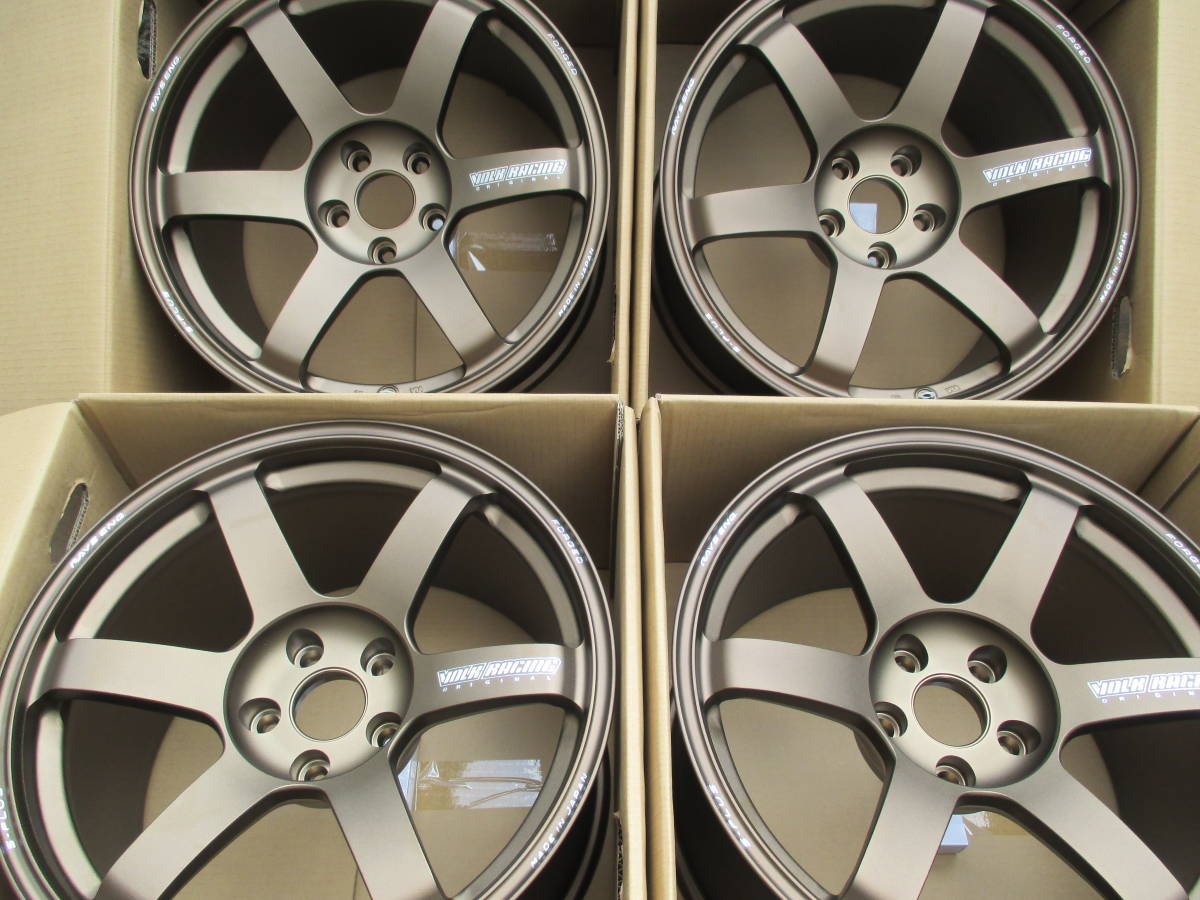 即納品 RAYS TE37 SAGA S-plus 18-10.5J +15 5H-114.3 BR 4本 GT-Rサイズ BNR32 33 ...