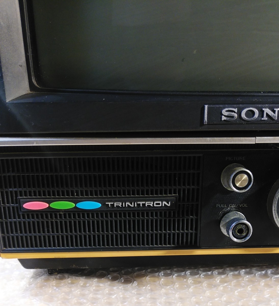 昭和レトロ 1972年製 ソニーカラーテレビ KV-1350 ソリッドステート SOLID STATE ブラウン管テレビ トリニトロン SONY アンティーク(ブラウン管)｜売買された ...