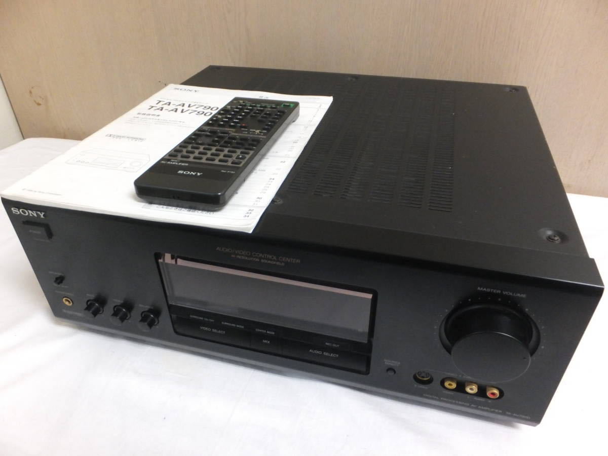 SONY ソニー TA-AV790D DIGITAL PROCESSING AVアンプ リモコン付(ソニー)｜売買されたオークション情報、yahooの商品情報をアーカイブ公開 - オークファン ...