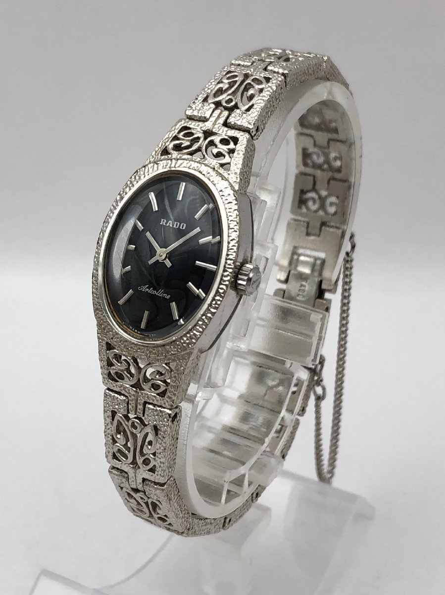 1円 /RADO/ラドー/Artcolline/2針/シルバーカラー/装飾ブレス/手巻き/レディース腕時計/稼動品/アンティーク/ヴィンテージ ...