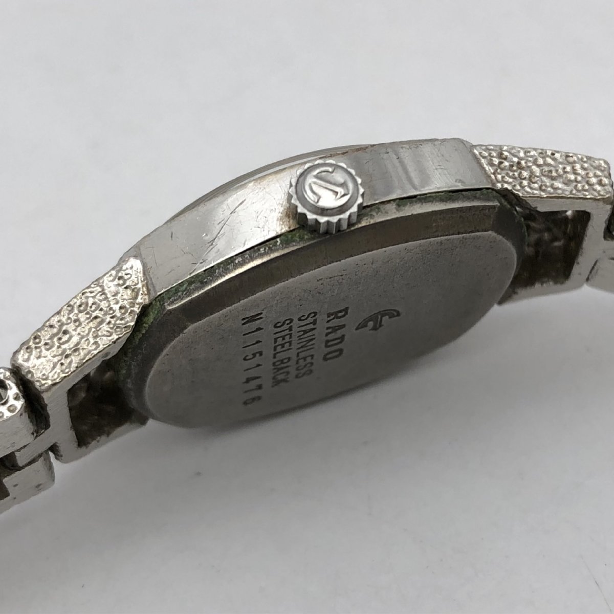 1円 /RADO/ラドー/Artcolline/2針/シルバーカラー/装飾ブレス/手巻き/レディース腕時計/稼動品/アンティーク/ヴィンテージ ...