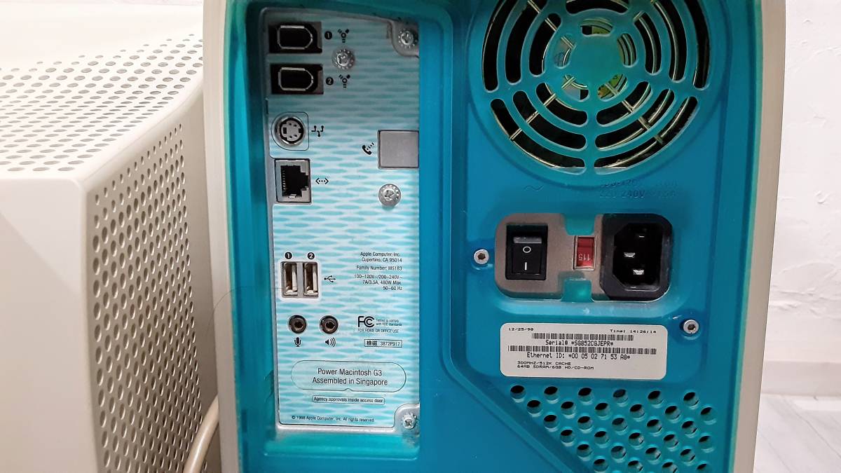 1000円 通電確認済/Apple Power Macintosh G3/モニター 周辺機器 まとめ Apple Keyboard II/SONY CPD-E100/BUFFALO マウス ...