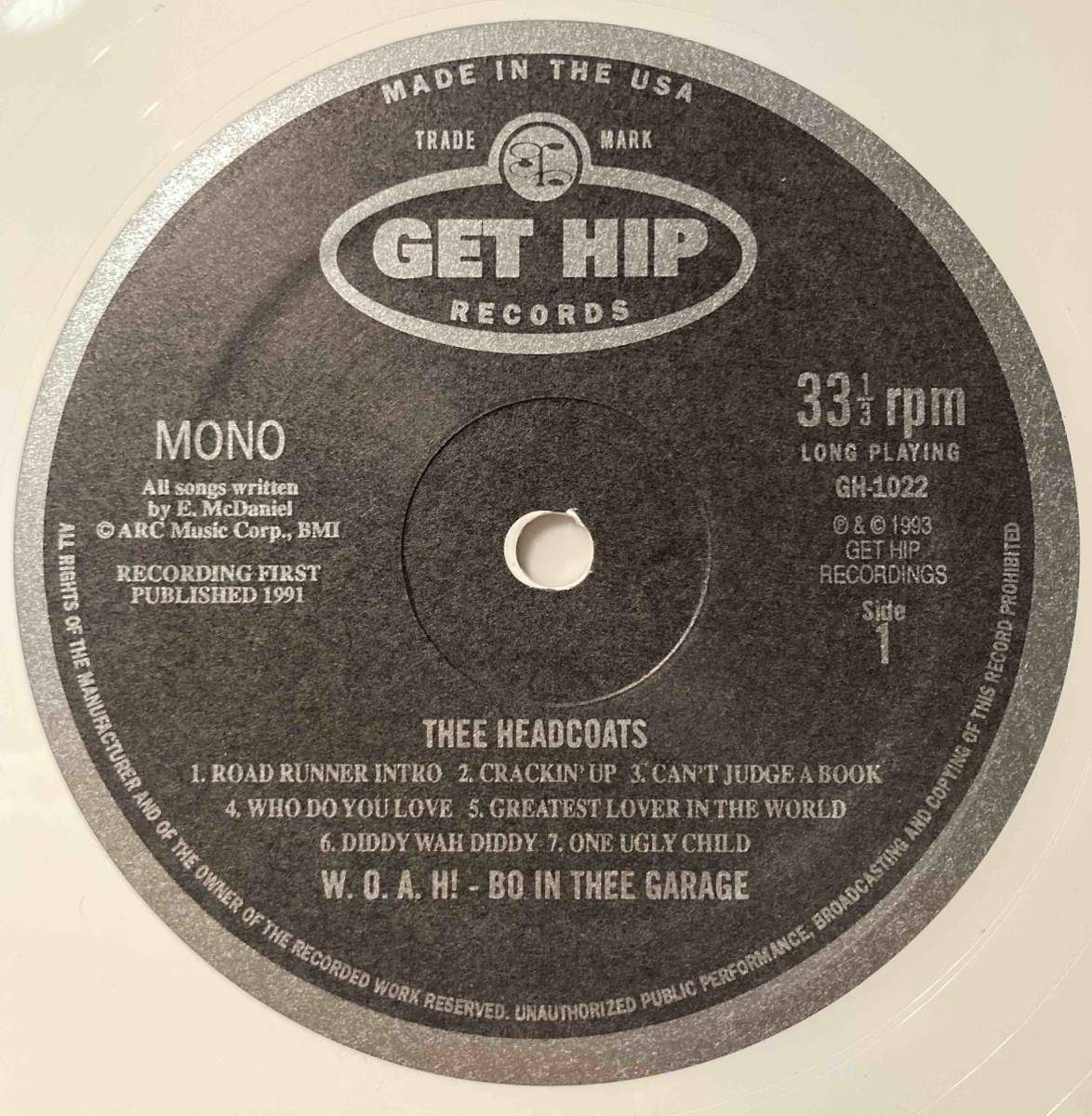 LP Thee Headcoats W.O.A.H Bo In Thee Garage Bo Diddley Billy Childish ...