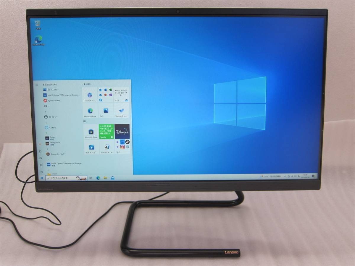 Lenovo ideacentre AIO 3 24IMB05 Core i5-10400T/8GB/SSD512GB/枠狭23.8型フルHD ...