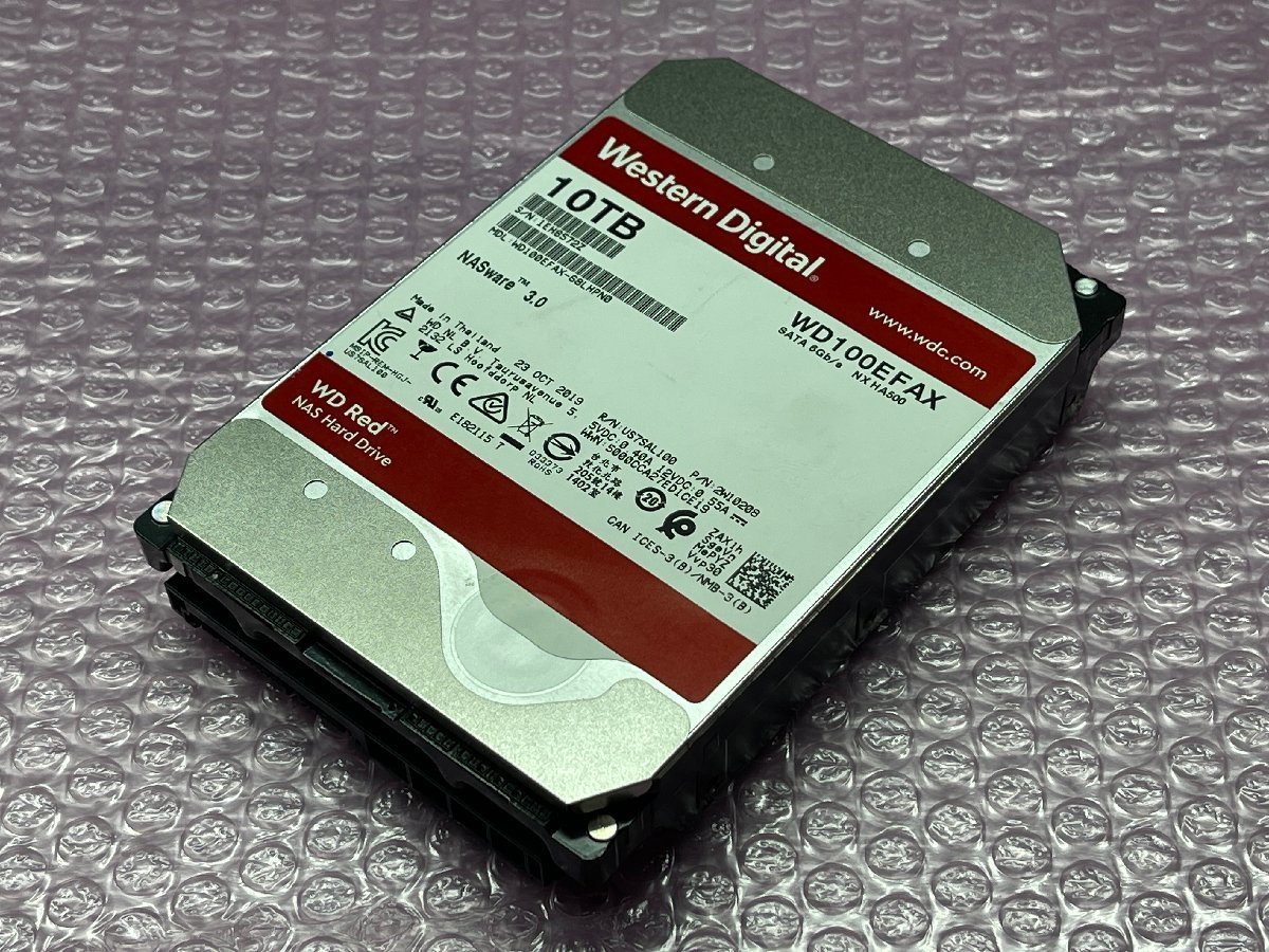 Western Digital NX HA500 / WD100EFAX 10TB 19/10867H 正常判定品 0601-I(2TB ...