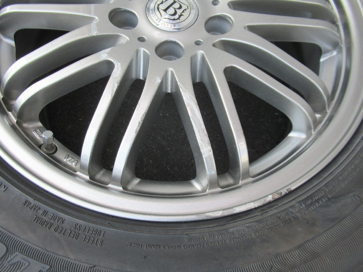 C02781-A CX-5 KE2AW BRANDLE-LINE BL-M10 17インチ アルミ スタッドレス 4本 5H 114.3 7J +48 DUNLOP GRANDTREK SJ7 ...