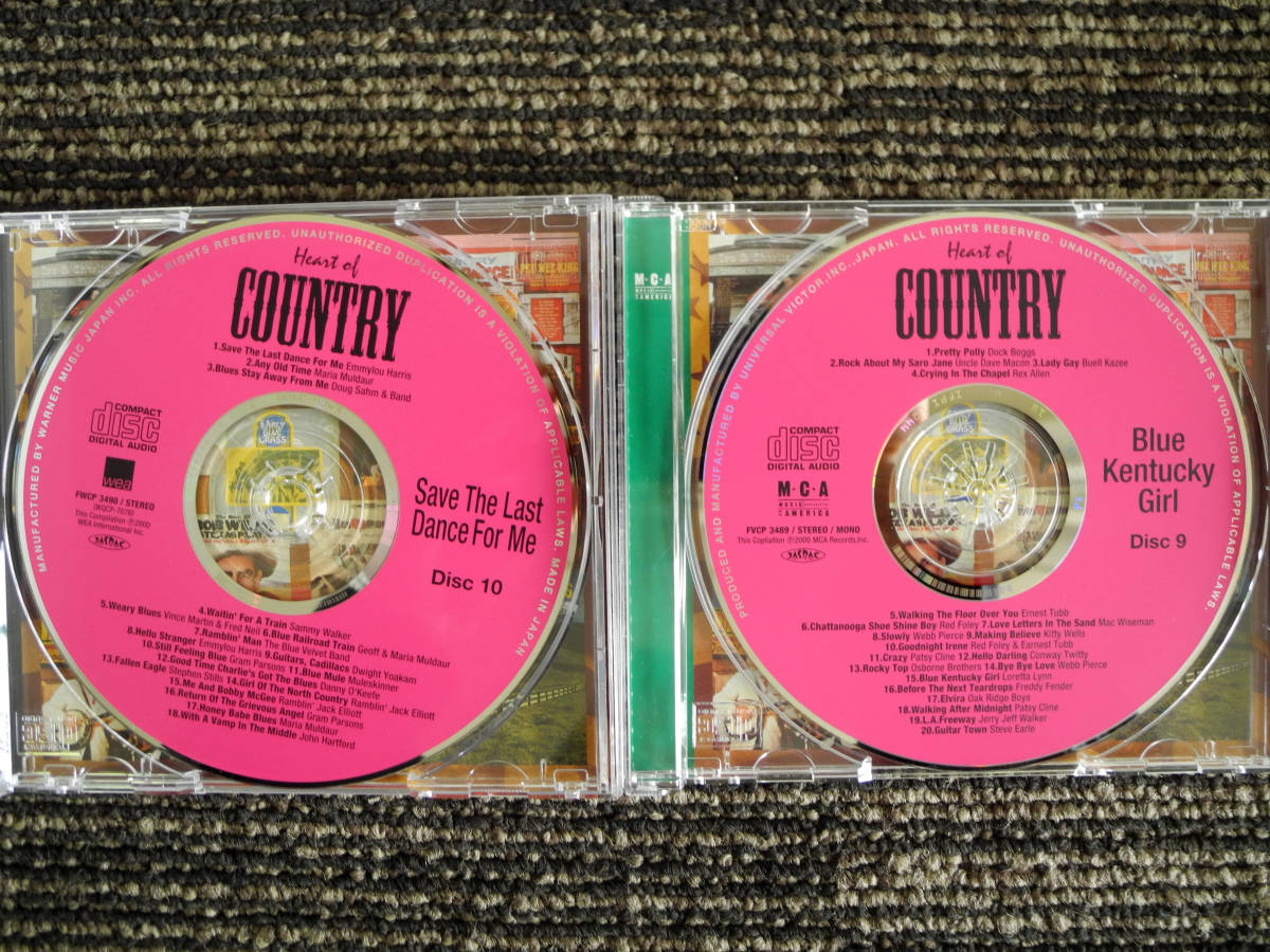 CD-BOX Heart of country CD 10枚組 カントリー(フォーク & カントリー)｜売買されたオークション情報、yahoo ...