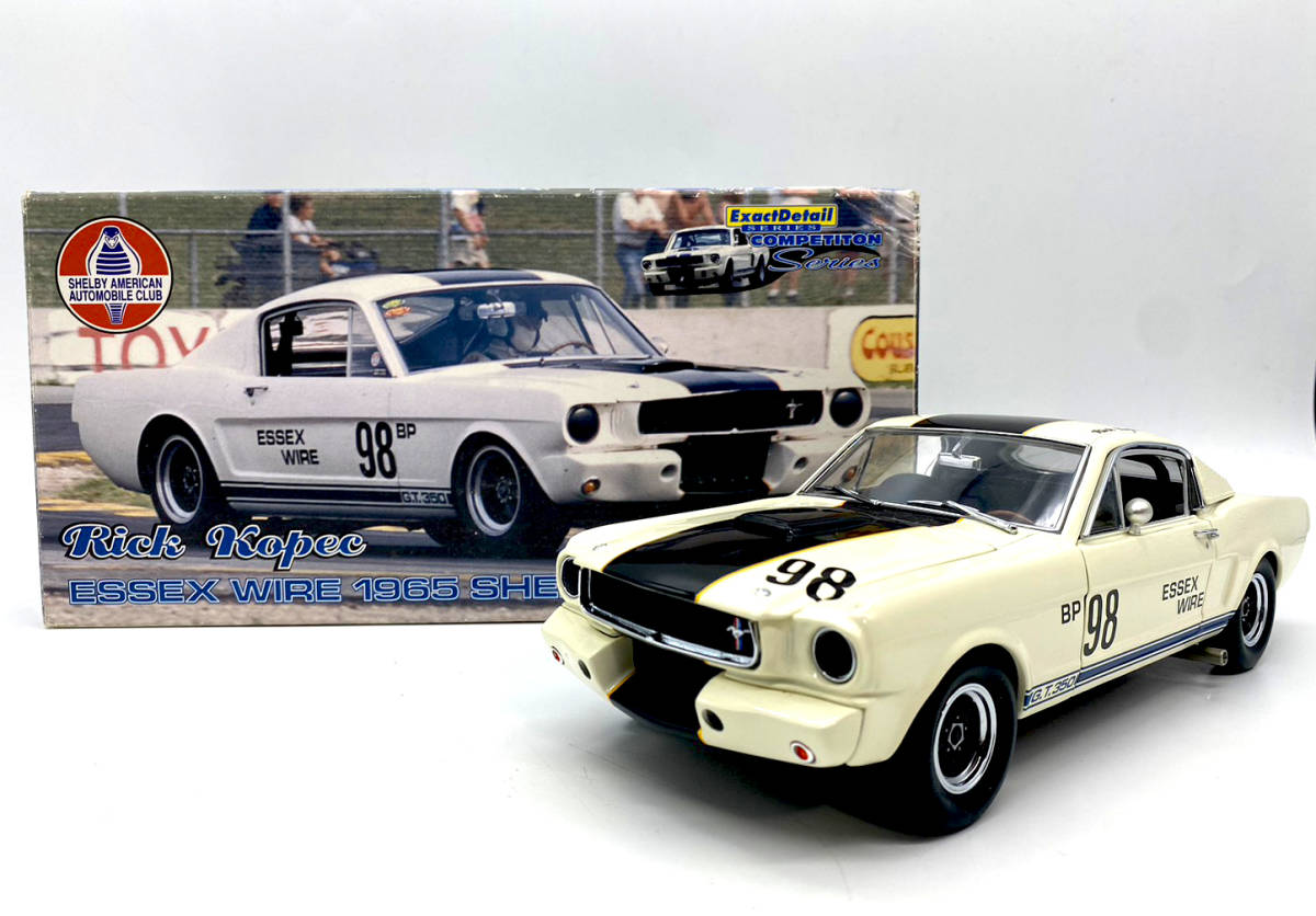 1円スタート Exact / LANE SHELBY G.T.350 R-MODEL ♯98 1/18 Rick Kopec ESSEX ...