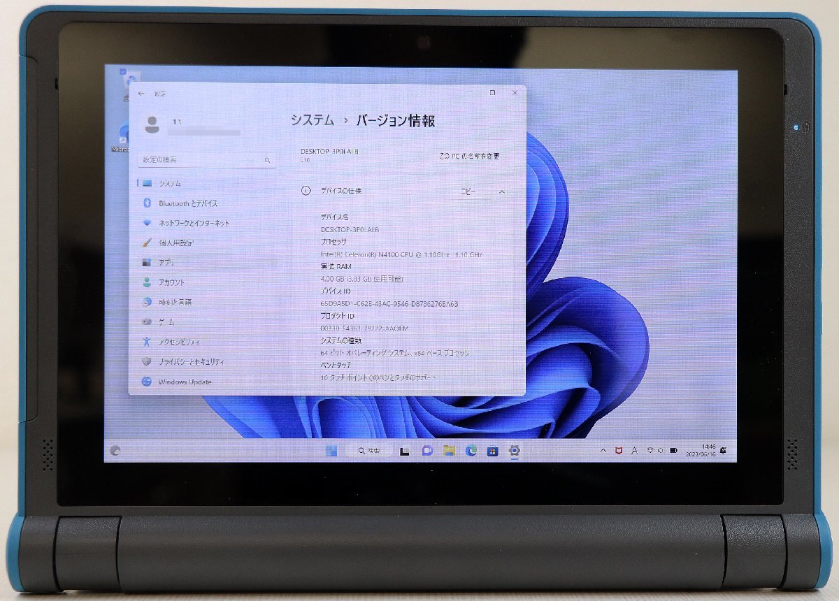 S 品 タブレット端末 E10-VL-celGLKAG-WA mouse computer Windows 11 Pro CPU：Celeron N4100 1.10GHz 64GB eMMC ...