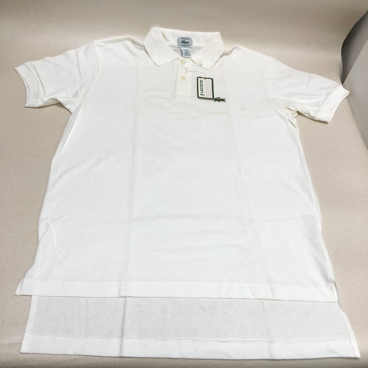 IZOT LACOSTE アイゾット ラコステ ポロシャツ ホワイト 白 M タグ付き クリックポスト(4)｜売買されたオークション情報 ...