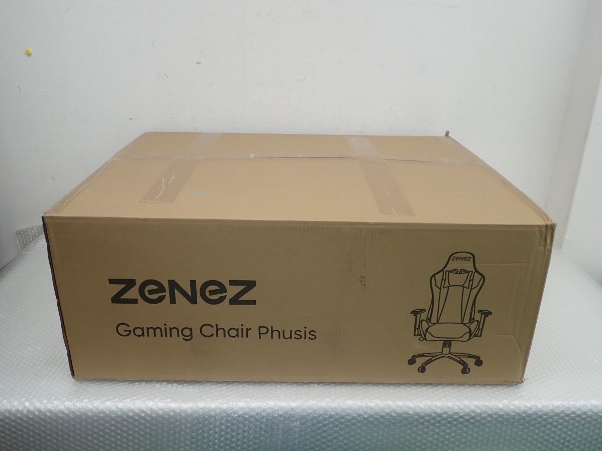 営KZ777-200 Zenez ゲーミングチェア リクライニング オフィスチェア ブラック＆ブルー gamingchair Phusis ...