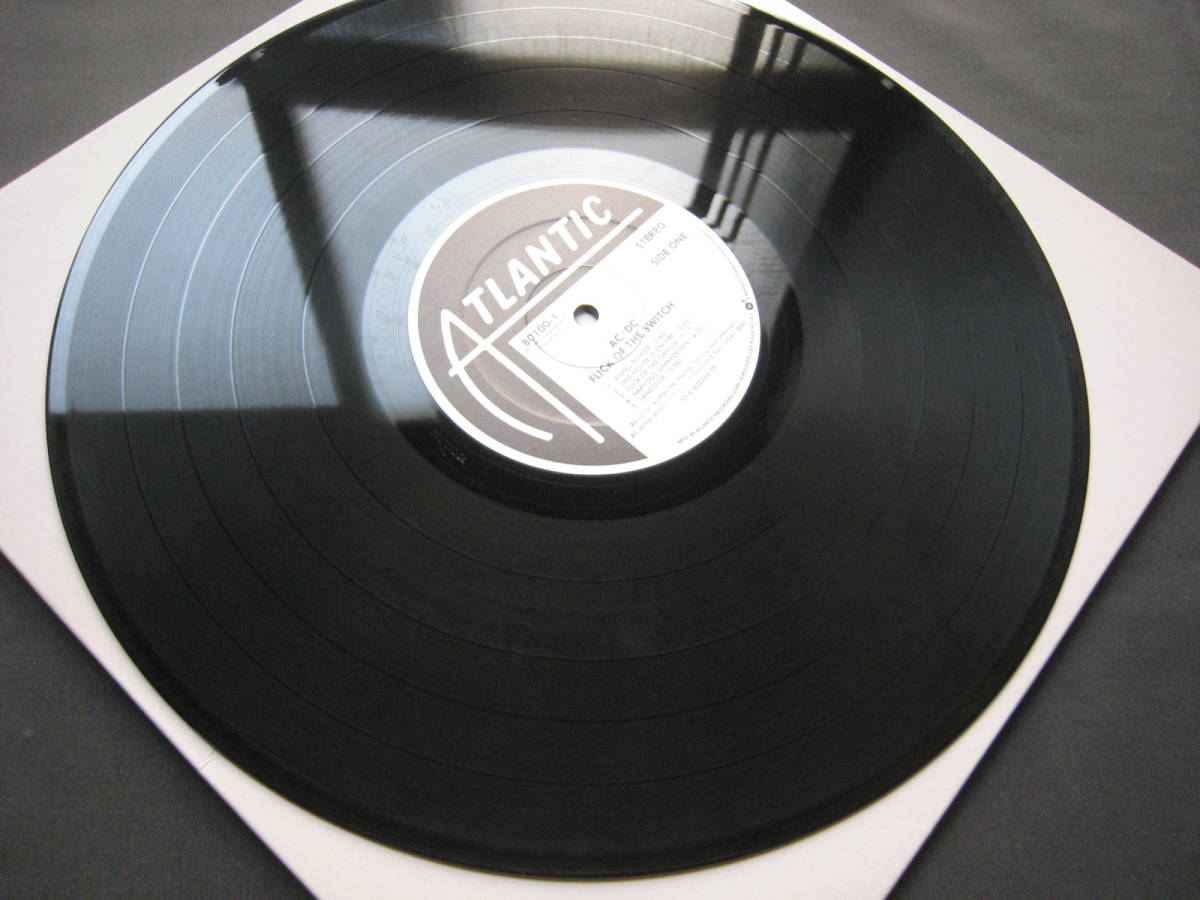 両面MASTERDISK 米プロモ盤 AC/DC - Flick Of The Switch 征服者 US PROMO 再生良好 TIMING STRIP GOLD STAMP(AC/DC ...