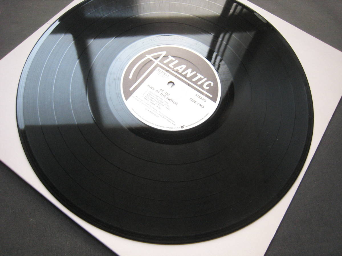 両面MASTERDISK 米プロモ盤 AC/DC - Flick Of The Switch 征服者 US PROMO 再生良好 TIMING STRIP GOLD STAMP(AC/DC ...