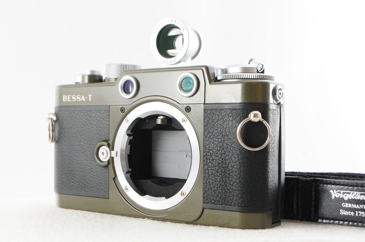 超 Voigtlander フォクトレンダー BESSA-T Olive 101周年記念モデル 元箱 付属品満載 清潔 綺麗な外観 超クリアな ...