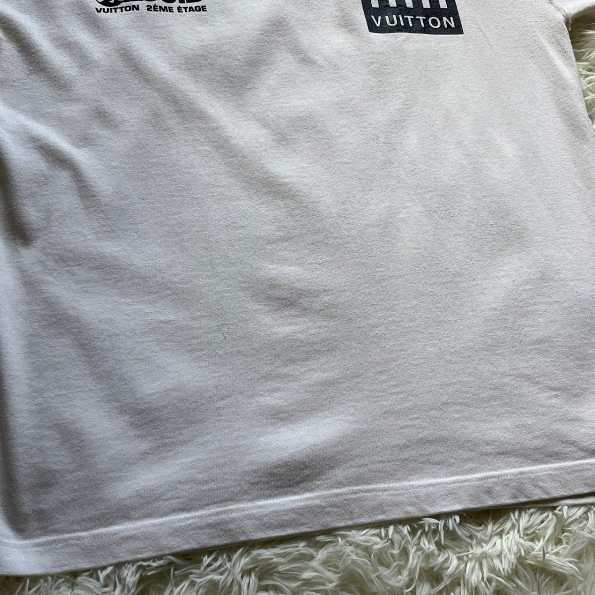 LOUIS VUITTON 2019AW Back Flower Print Tee Shirt RM192M NPL HHY07W ルイ ...