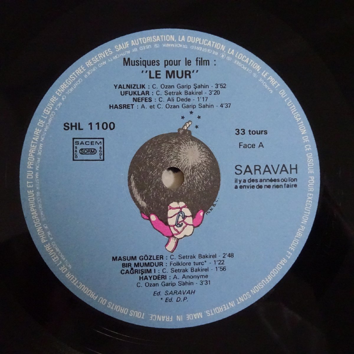 17120191; France盤 Ozan Garip Sahin & Setrak Bakirel / Le Mur - Duvar ...