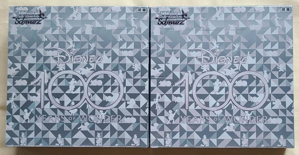 ヴァイスシュヴァルツ Disney100 シュリンク有 2BOXセット(ヴァイスシュヴァルツ)｜売買されたオークション情報、yahooの商品情報をアーカイブ公開 - オークファン（aucfan ...