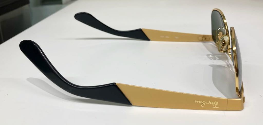 ビンテージ Ray-Ban メタル ウェイファーラー metal wayfarer B&L bausch & lomb ボシュロム ゴールド ...