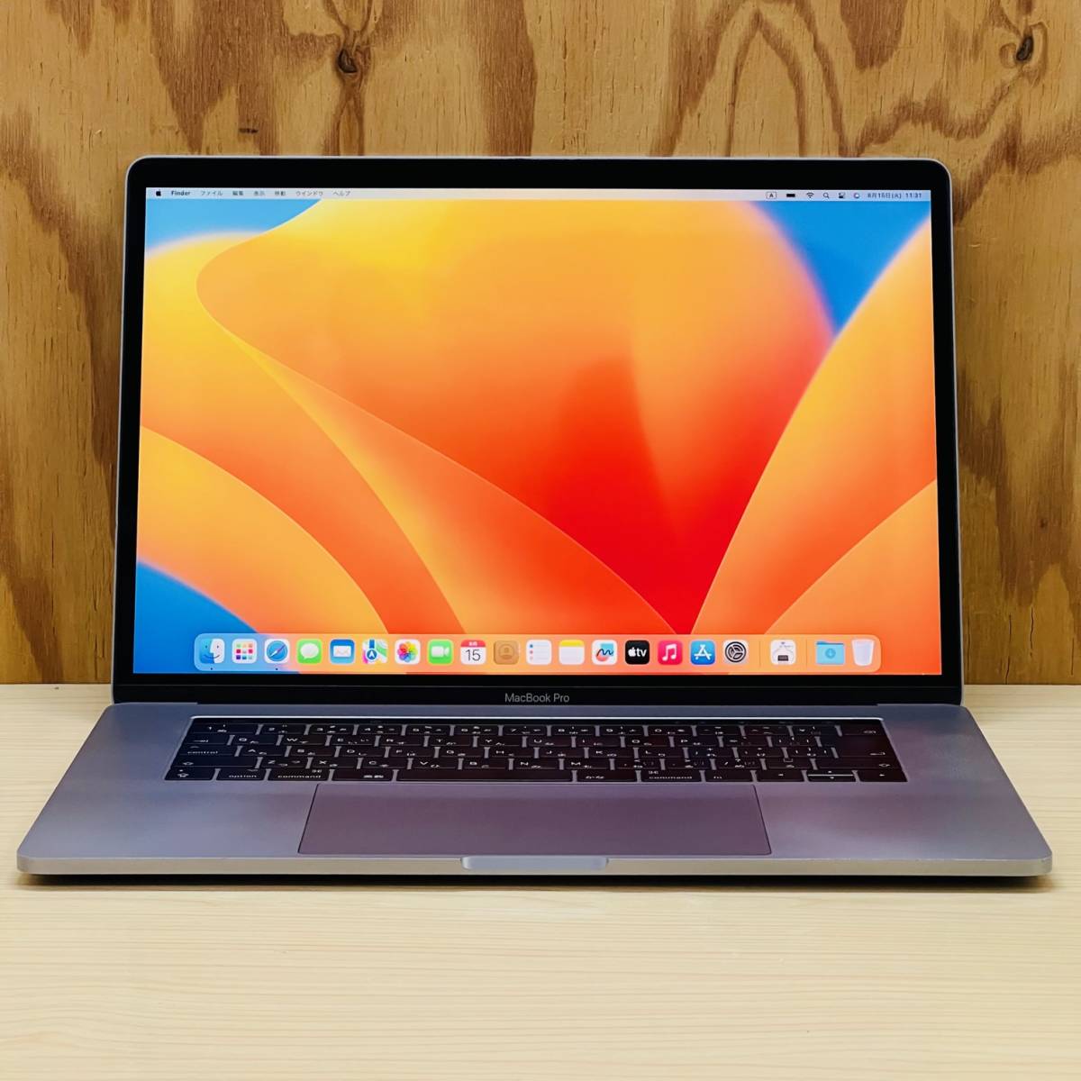 Macbook Pro A1707 Core i7-7920HQ 3.1GHz メモリ16GB SSD512GB Touch Bar ...