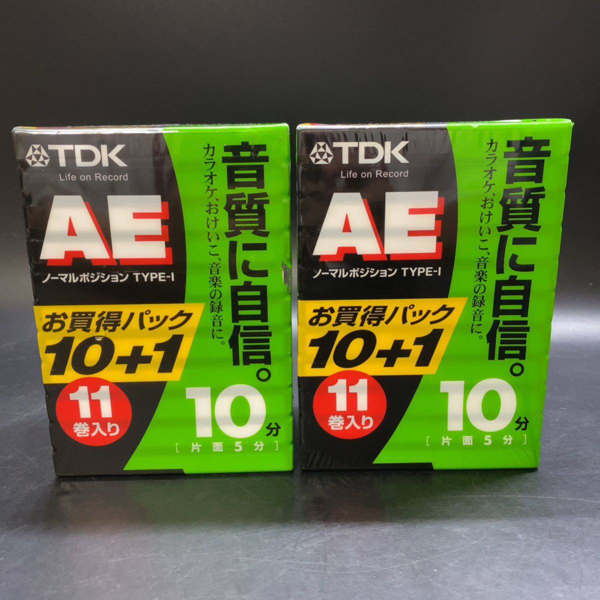 計22本 TDK AE 10分 11巻入り2セット ノーマルポジション AE-10X11G カセットテープ(記録媒体)｜売買されたオークション ...