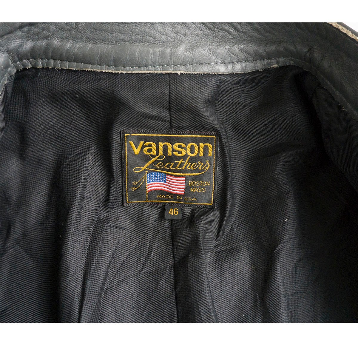 ビッグサイズ46 VANSON×SUZUKI レザー レーシングジャケット ライダースジャケット USA製 バンソン 2301347(ジャケット、上着)｜売買されたオークション情報、yahoo ...