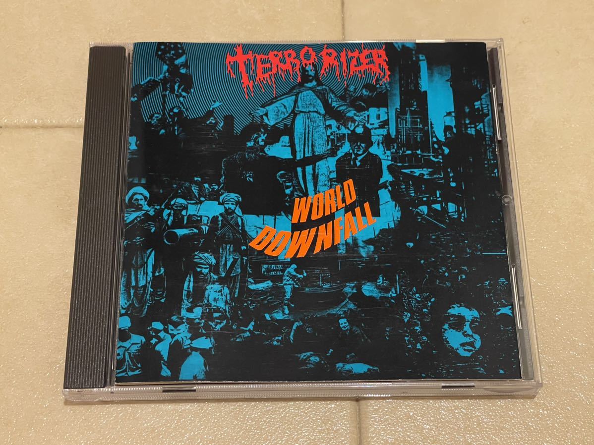 TERRORIZER - World Downfall Earache Records MOSH16CD 1989年 UKオリジナル盤CD 正規品 廃盤 テロライザー 1stプレスブルー ...