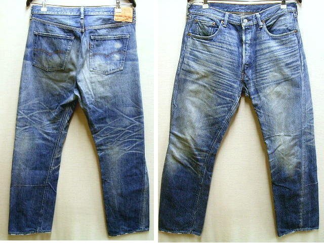 W36 LVC 67501-0003 ラスティエフェクト F TYPE Failure タイプ 日本製 501XX ビンテージ復刻 LEVI ...