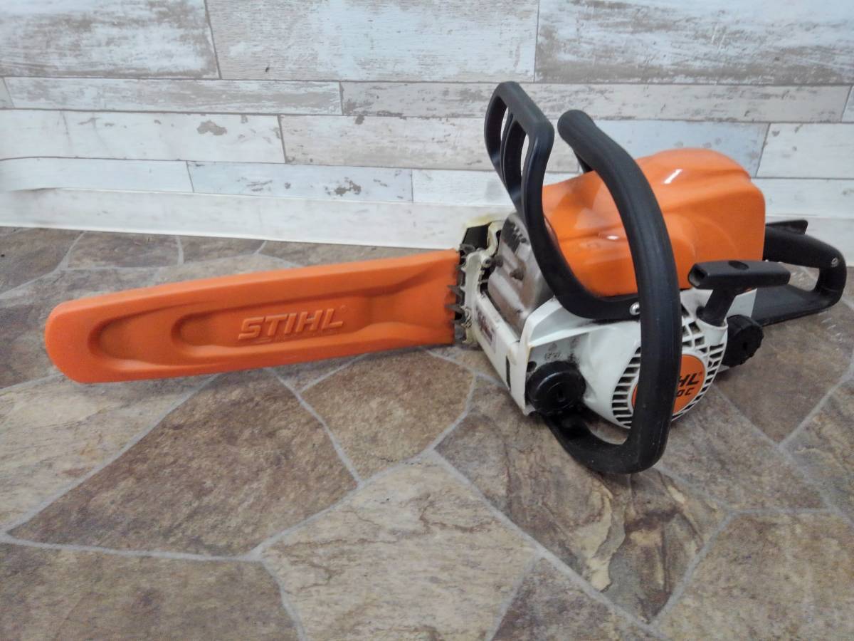 H3914 092 -833/MY6000 STIHL スチール MS180C-BE 35cm エンジンチェーンソー(チェーンソー)｜売買され ...