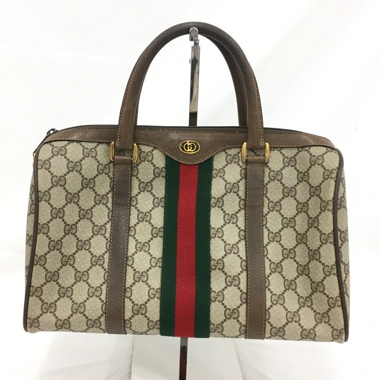 GUCCI グッチ GG シェリーライン オールドグッチ ボストンバッグ 39.02.007 BIAA0005(オールドグッチ)｜売買されたオークション情報、yahooの商品情報をアーカイブ ...