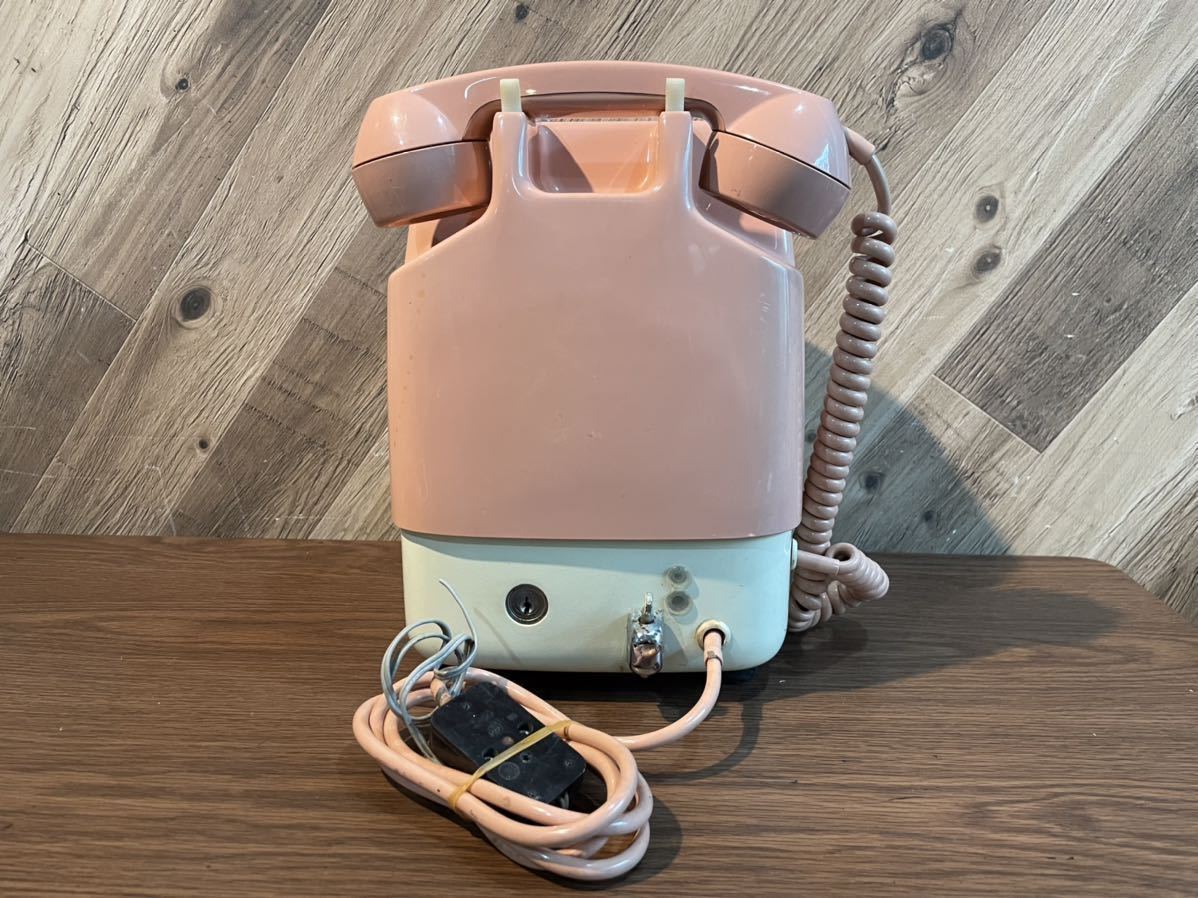 沖0908X 公衆電話 ピンク電話 電話機 日本電信電話公社 昭和レトロ NTT(電話機)｜売買されたオークション情報、yahooの商品情報をアーカイブ公開 - オークファン（aucfan.com）