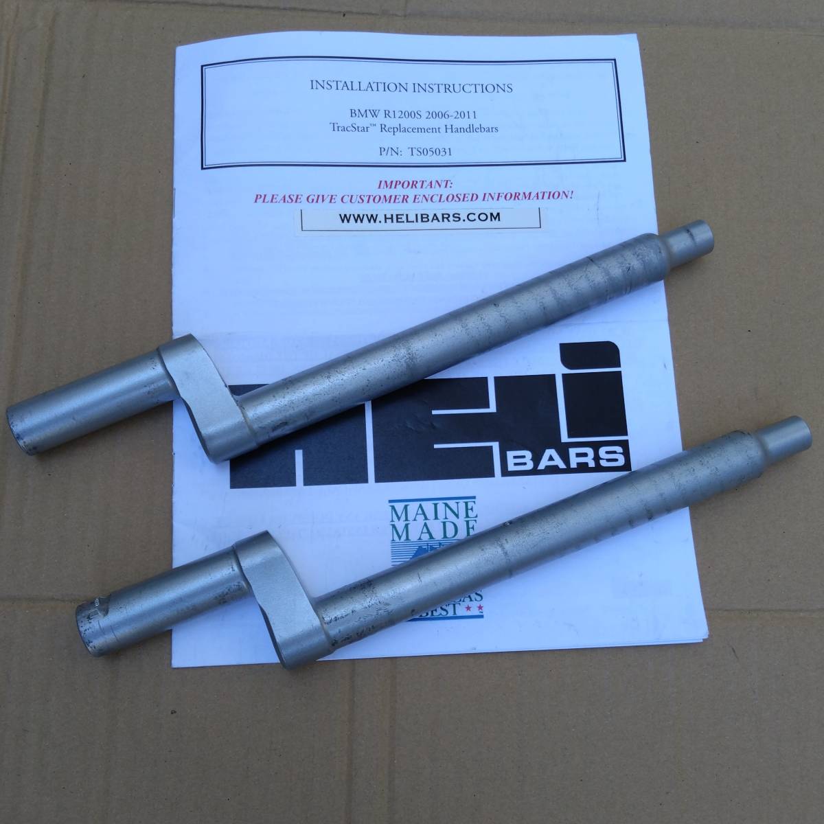 HELIBARS ヘリバー ハンドルバー アップハンドル BMW R1200S 2006-2011用(BMW用)｜売買されたオークション情報 ...