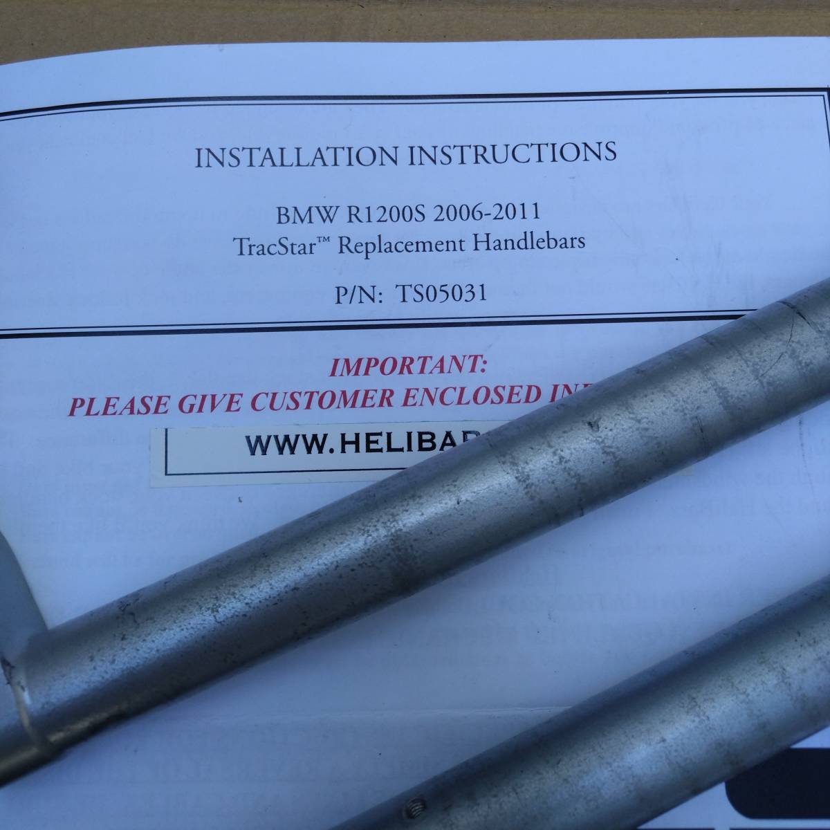 HELIBARS ヘリバー ハンドルバー アップハンドル BMW R1200S 2006-2011用(BMW用)｜売買されたオークション情報 ...