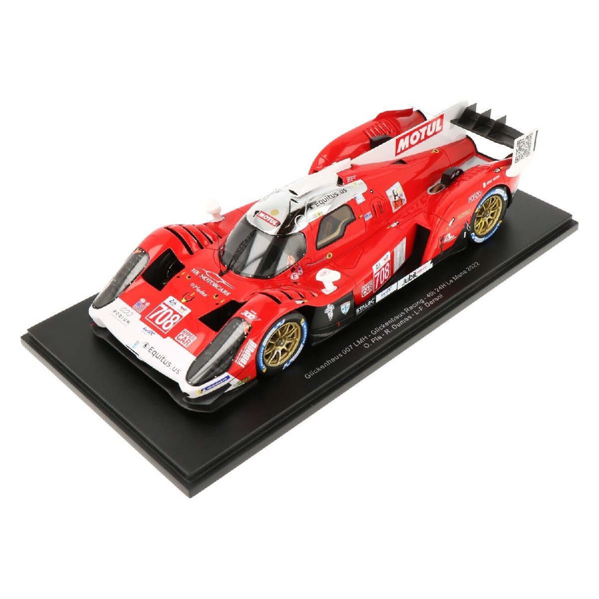 Spark 18s802 1/18 2022年ルマン24時間 第4位 グリッケンハウス SCG - 007 LMH 3.5L V8 TURBO TEAM GLICKENHAUS RACING ...