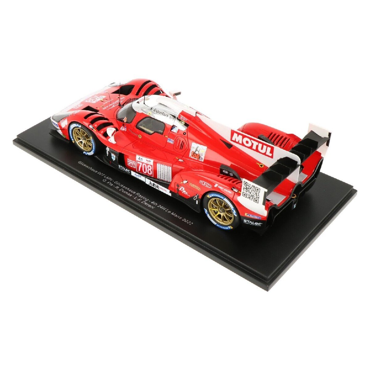 Spark 18s802 1/18 2022年ルマン24時間 第4位 グリッケンハウス SCG - 007 LMH 3.5L V8 TURBO TEAM GLICKENHAUS RACING ...