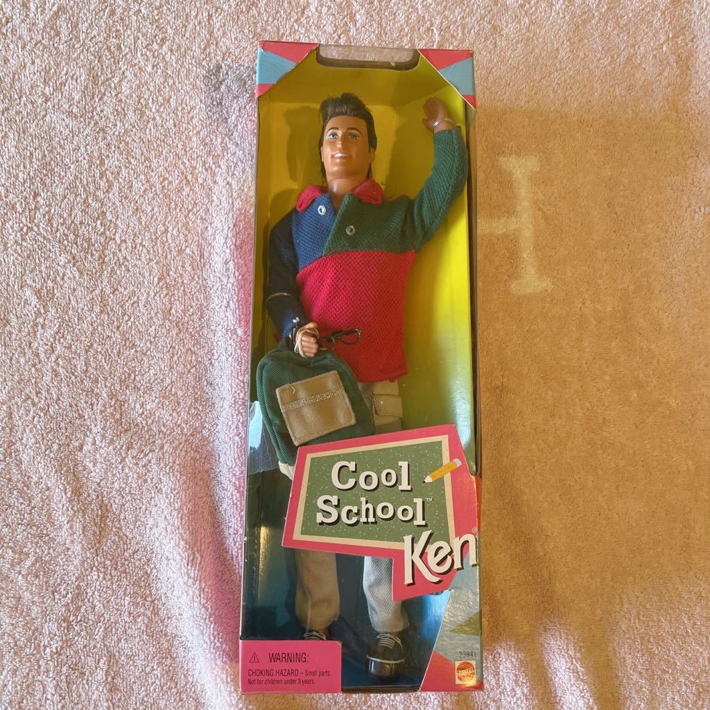 バービー クールスクールケンCool School Ken 1999年製未使用未開封 阪急百貨店で購入｜ファーストフードトイ