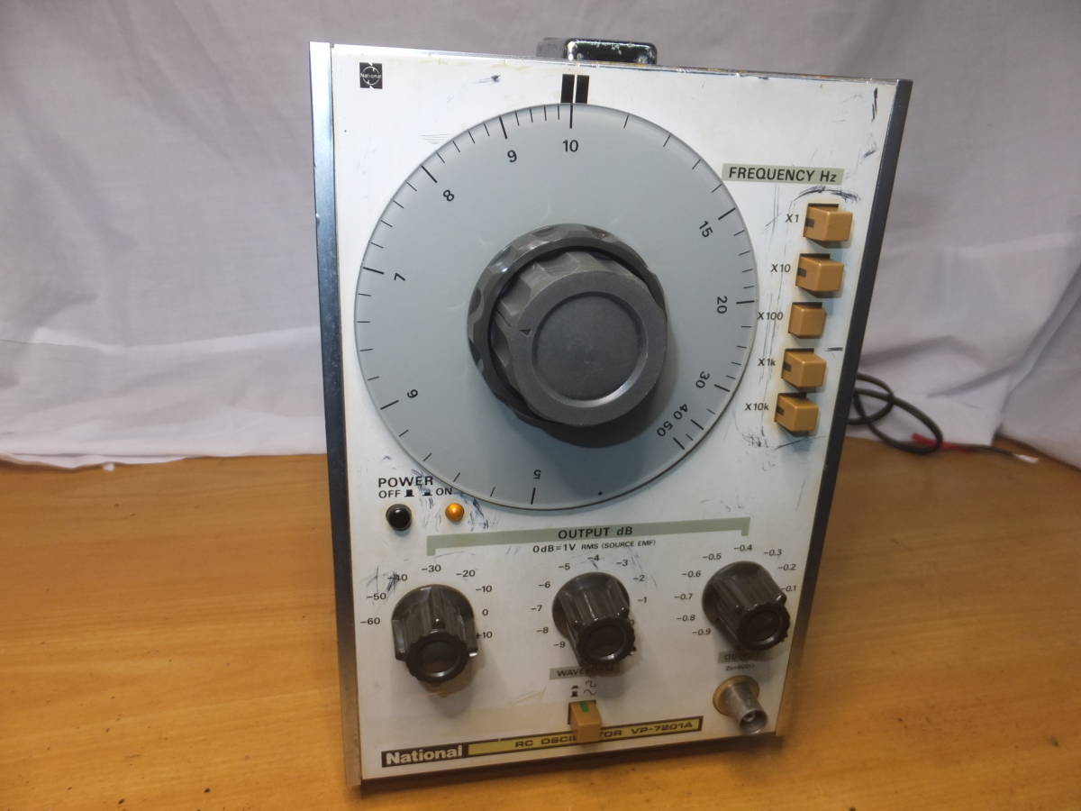 超低ひずみ率 National VP-7201A 低周波発振器 RC発振器 一部メンテ 機能確認(その他)｜売買されたオークション情報 ...